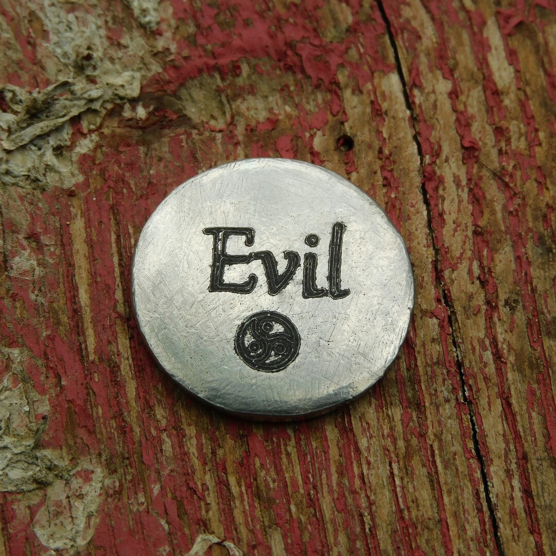Evil Token, BDSM Pocket Token, BDSM Accessories, Sub Aftercare Token ...