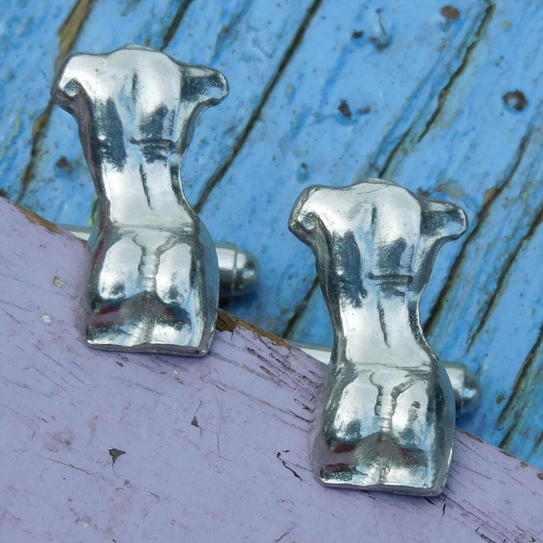 Naked Female Torso Cufflinks, Naked Jewellery, Handmade in Fine Pewter ...