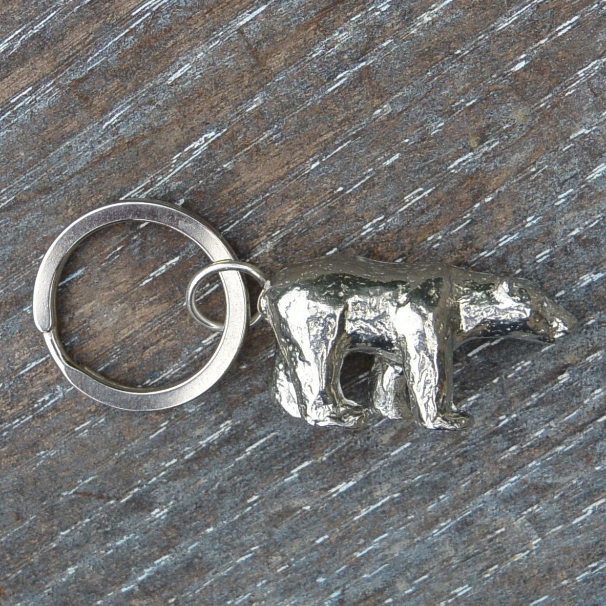 Polar Bear Keyring, Polar Bear Keychain, Handmade, by William Sturt, in ...