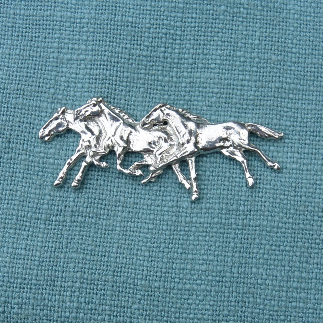 Broche Chevaux Broche Chevaux Galopant Fait à la Main | Etsy