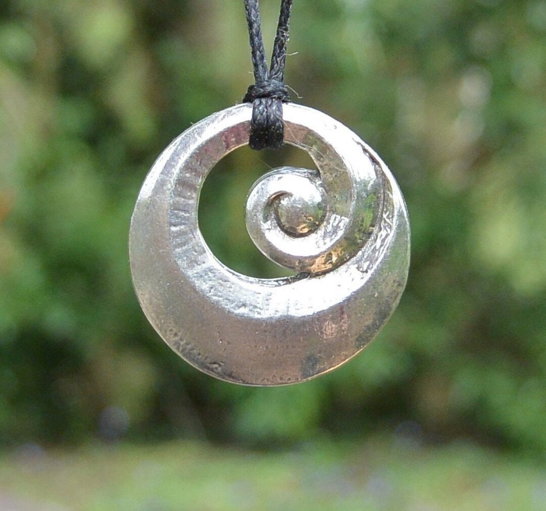 Handcrafted Wave Koru Pendant Represents New Beginnings and - Etsy
