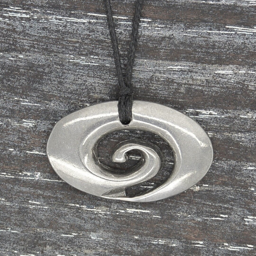 Handcrafted Koru Pendant, Represents New Beginnings and Harmonious ...