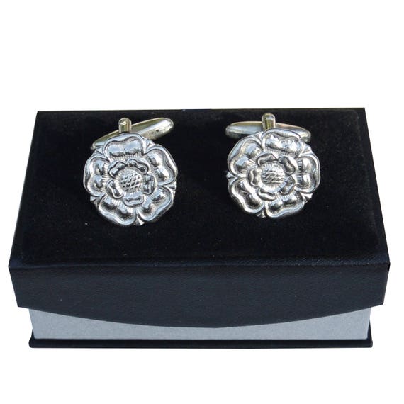 Yorkshire Rose Cufflinks Tudor Rose Cuff Links Lancaster | Etsy