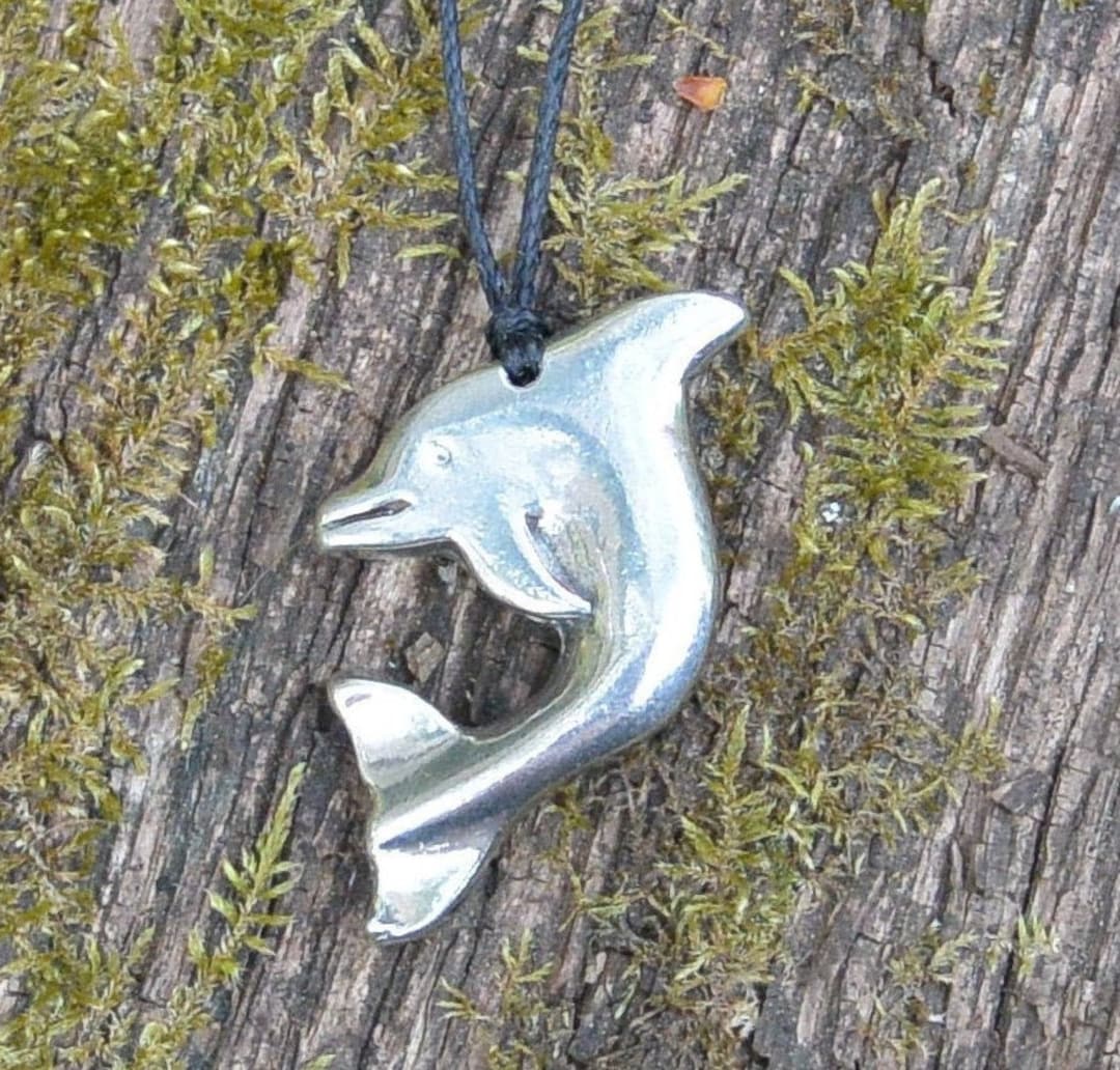 Maori Dolphin Spirit Pendant - Handcrafted Pewter Jewelry - Symbol of ...