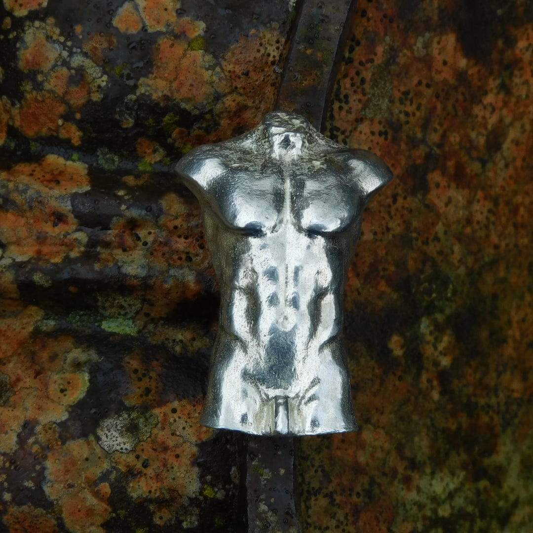 Male Torso Figurine, Erotic Miniature Statuette, Handmade in Fine ...