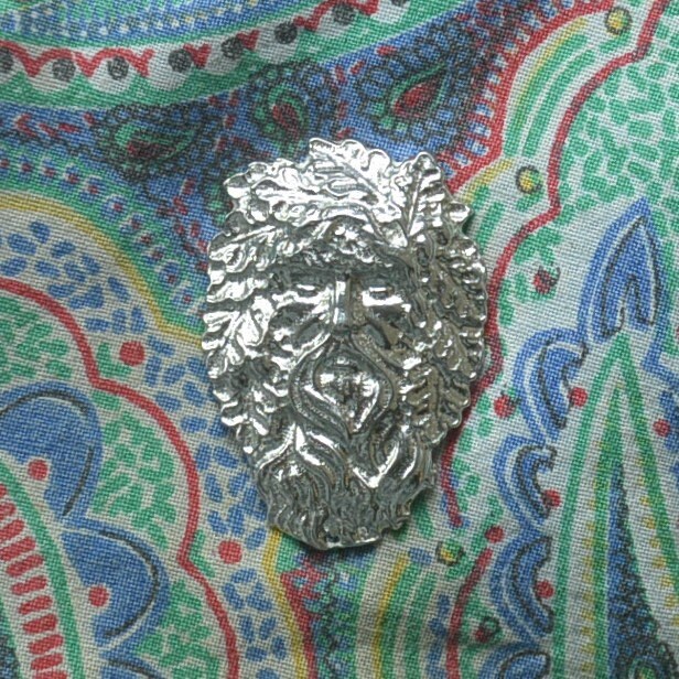 Green Man Brooch Green Man Gifts Handmade in Fine Pewter - Etsy