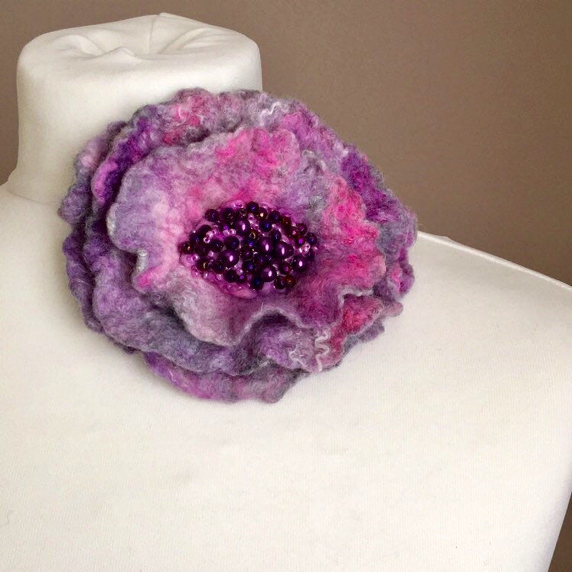 Wool Felted Brooch Pin - Etsy
