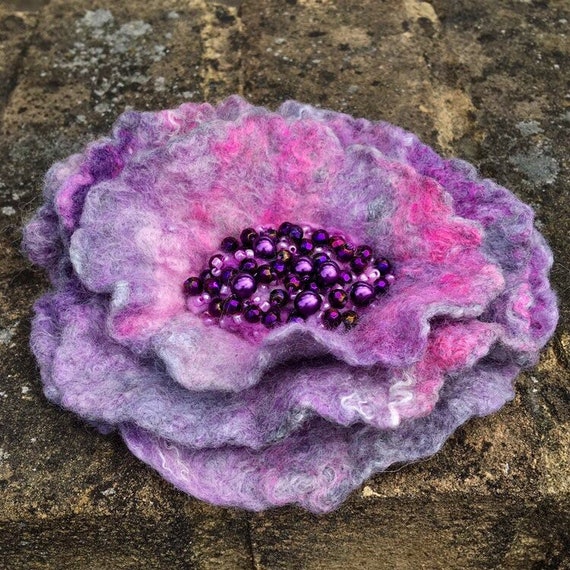 Wool Felted Brooch Pin | Etsy