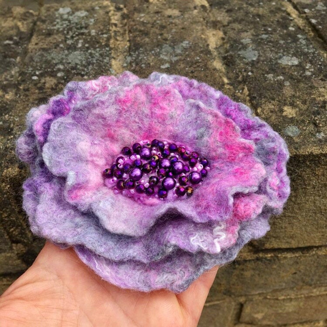 Wool Felted Brooch Pin - Etsy