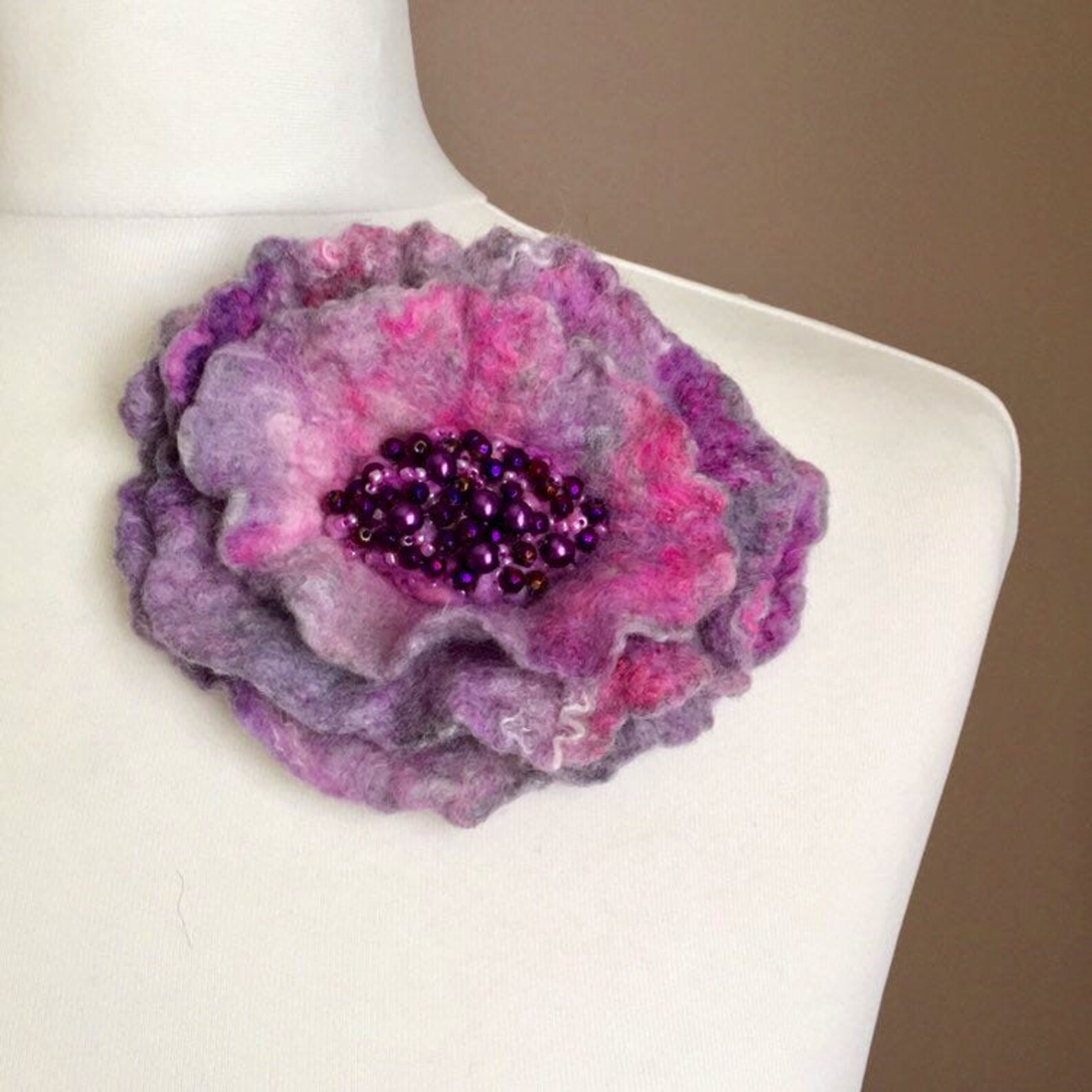 Wool Felted Brooch Pin - Etsy