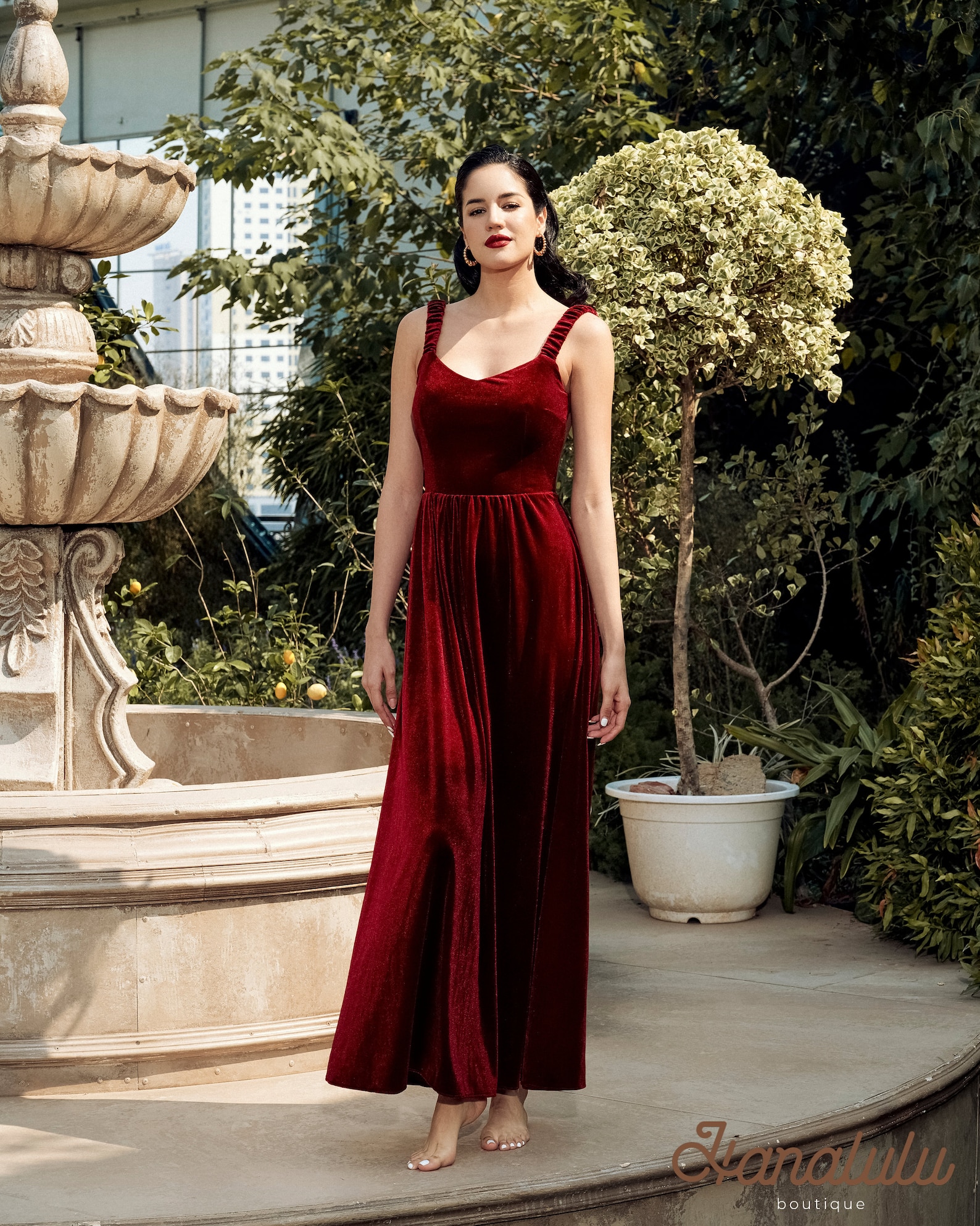 Open Back Velvet Dress, Signature Bareback Gown - Etsy