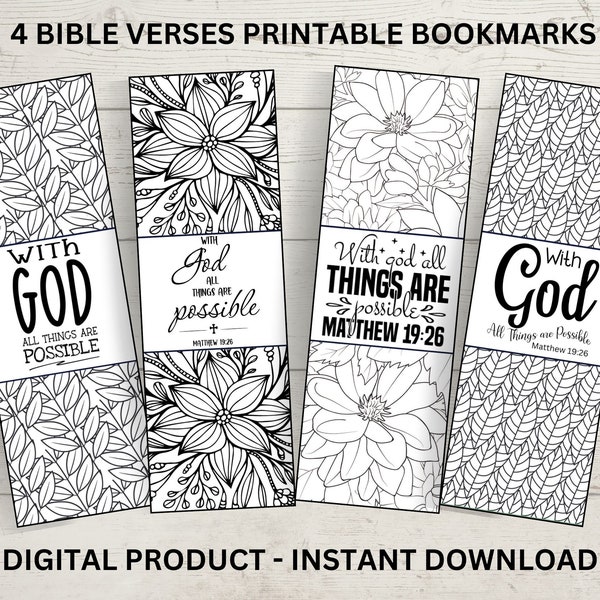 Christian Bookmarks - Etsy