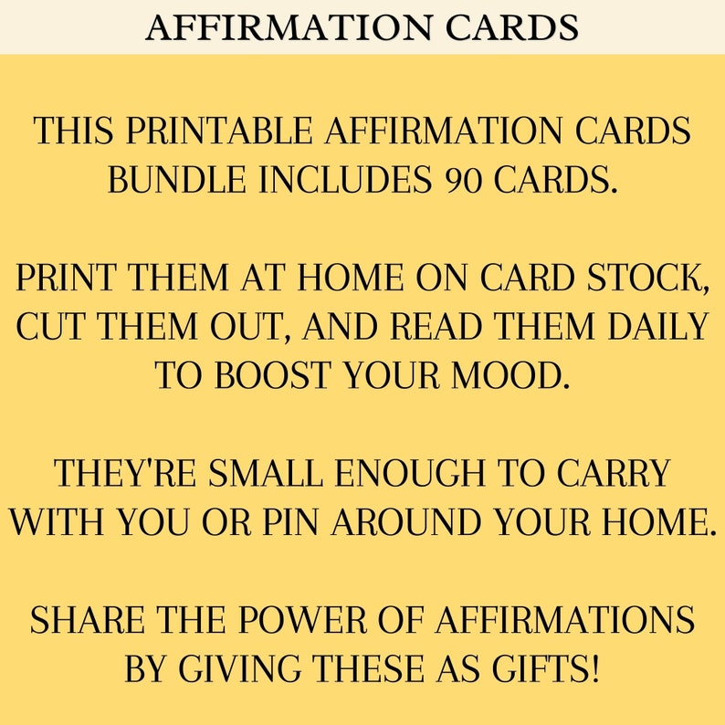 90 Printable Abundance Affirmation Cards Wealth Affirmations Financial ...