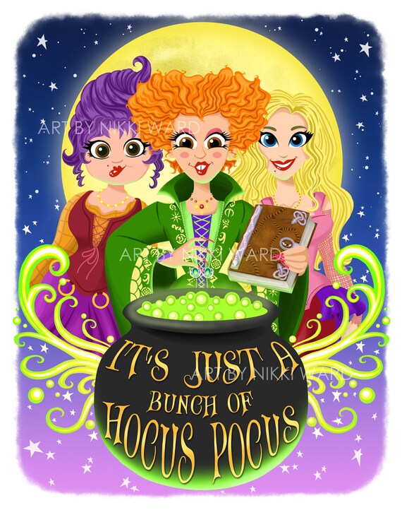 Hocus Pocus Sanderson Sisters Art Print - Etsy UK