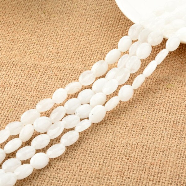 White Stone Beads - Etsy