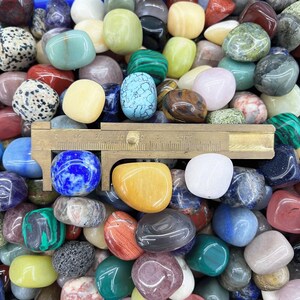 Bulk Tumbled Crystal, Assorted Mixed Tumbled Stone, Tumbled Polished ...