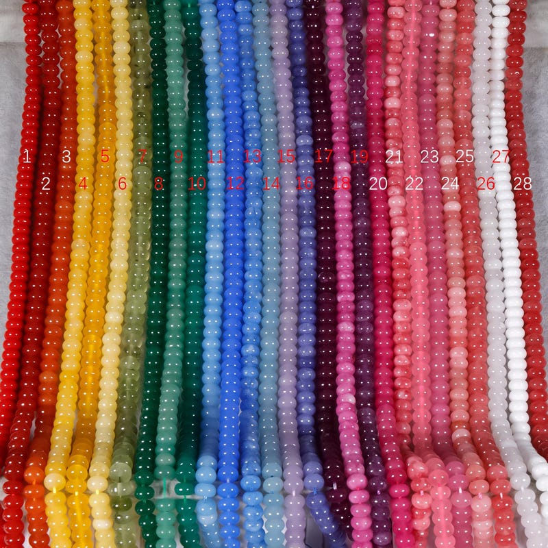 Rondelle Abacus Beads - Etsy