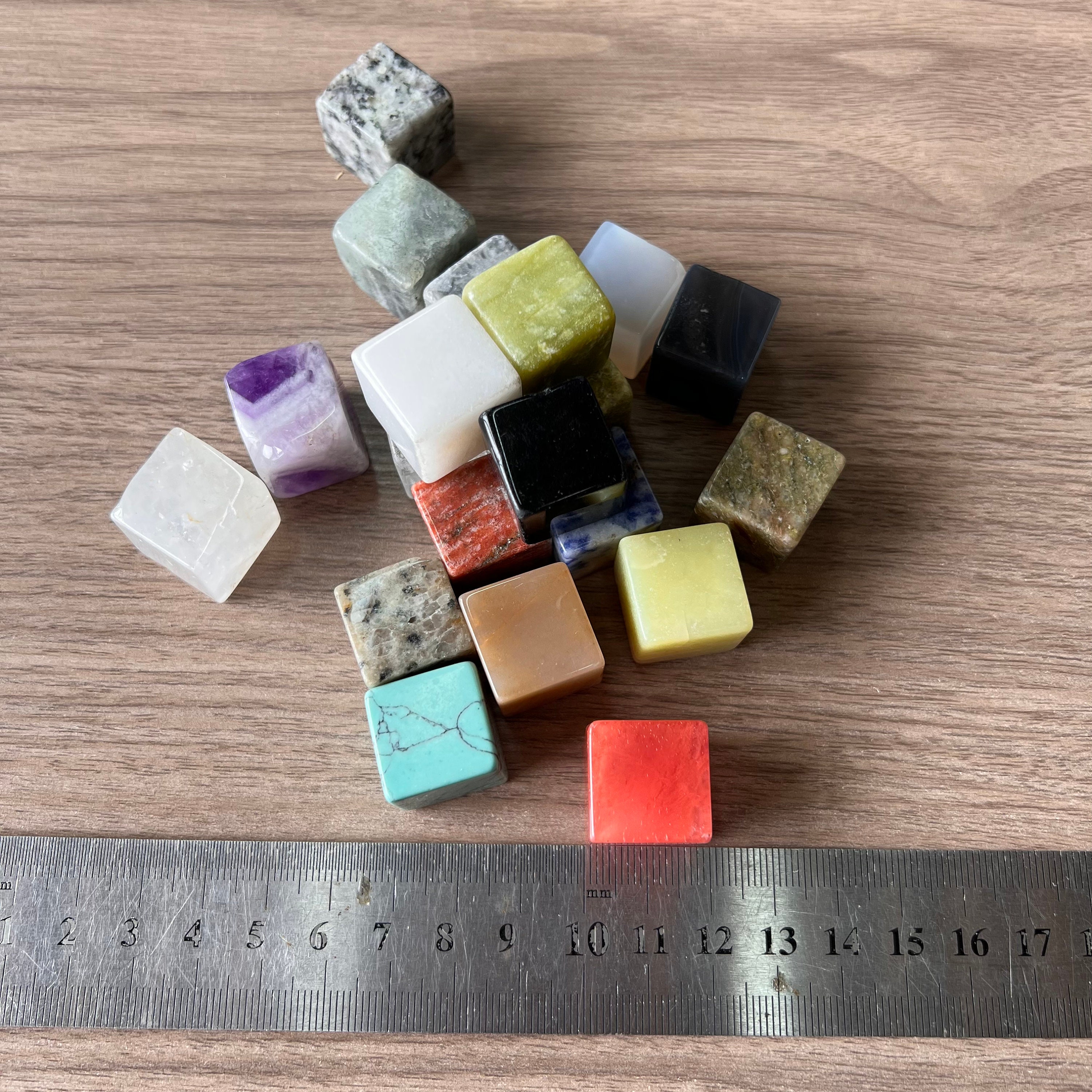 Crystal Cubes Set Crystal Square Assorted Crystal Carving - Etsy