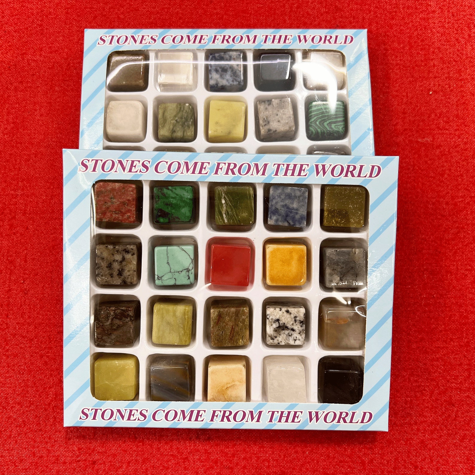 Crystal Cubes Set Crystal Square Assorted Crystal Carving - Etsy