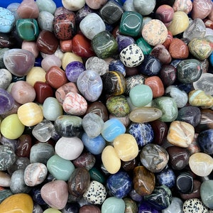 Bulk Tumbled Crystal, Assorted Mixed Tumbled Stone, Tumbled Polished ...