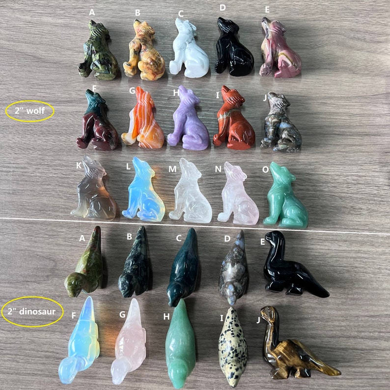 Crystal Animal Carving, Hand Carved Gemstone Figurine, Home Decoration ...