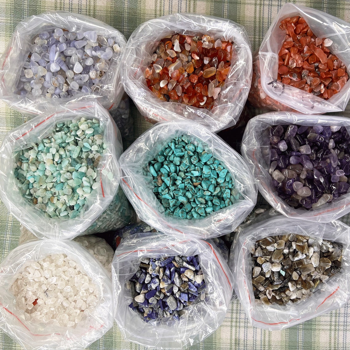 Wholesale Crystal Chips Undrilled Gemstone Chips Bulk - Etsy