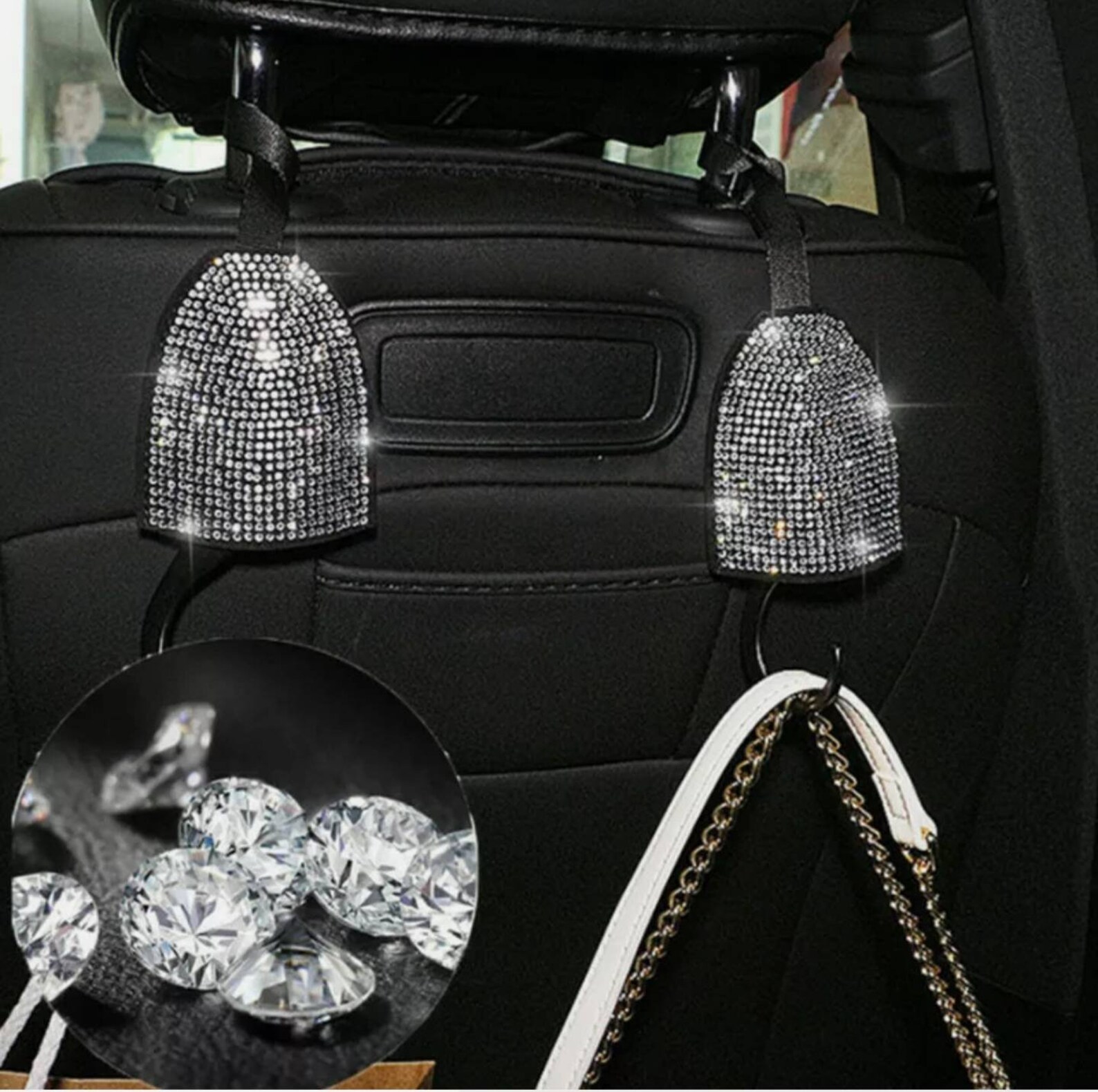 2pcs Luxury Rhinestones Shine Diamond Bling Crystal Universal - Etsy