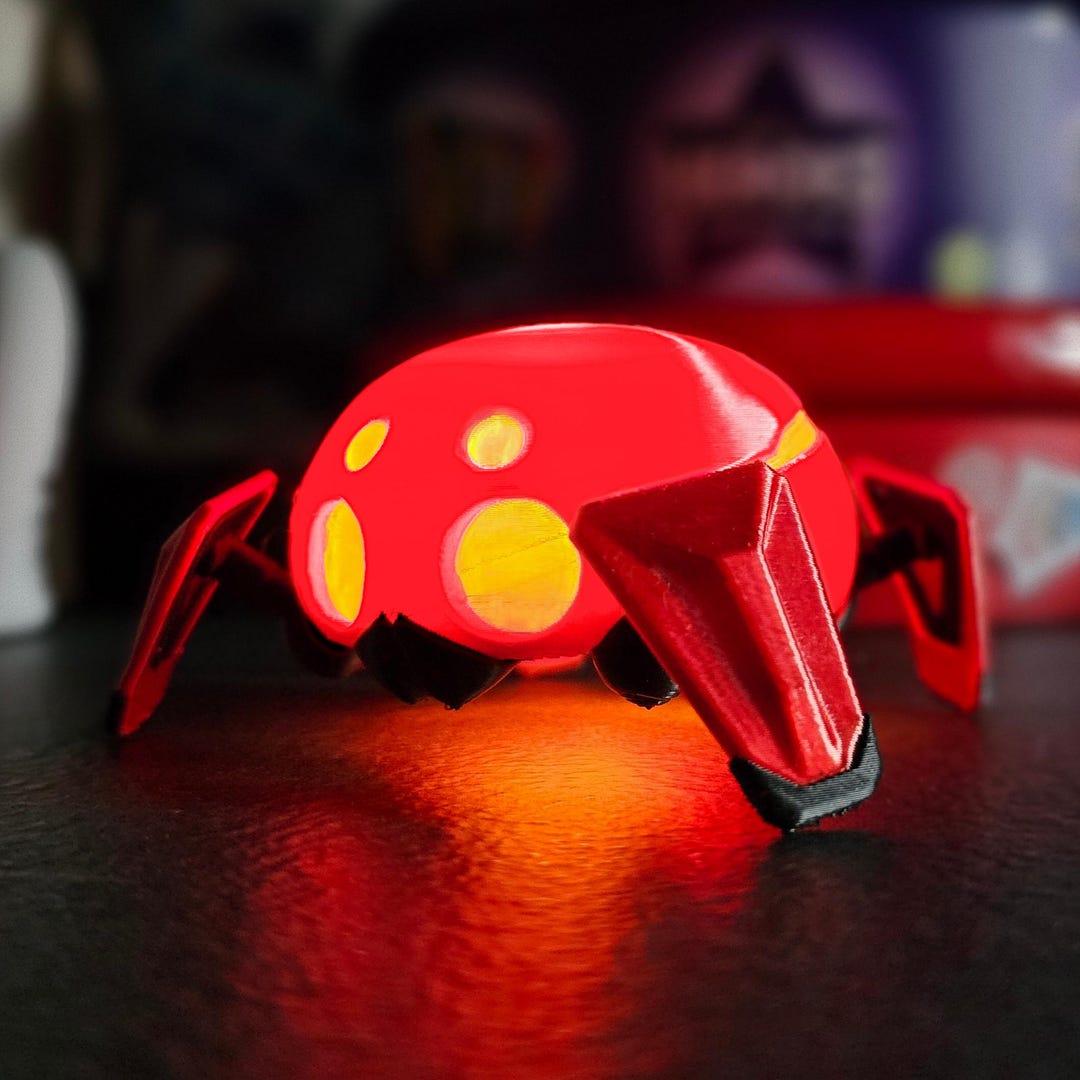 Light-up Peni Spider Mine Bot - Marvel Rivals Inspired 3D Printed Prop ...