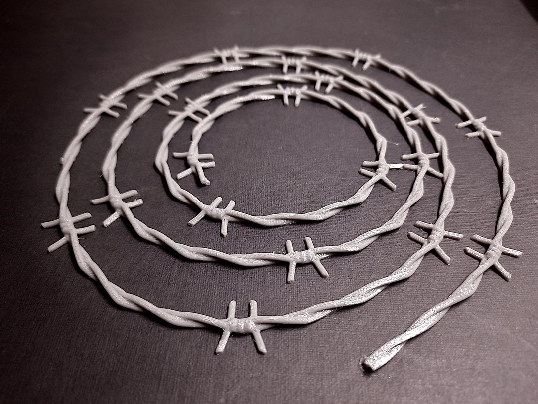 160cm Fake Barbed Wire Flexible 3D Printed Prop - Etsy