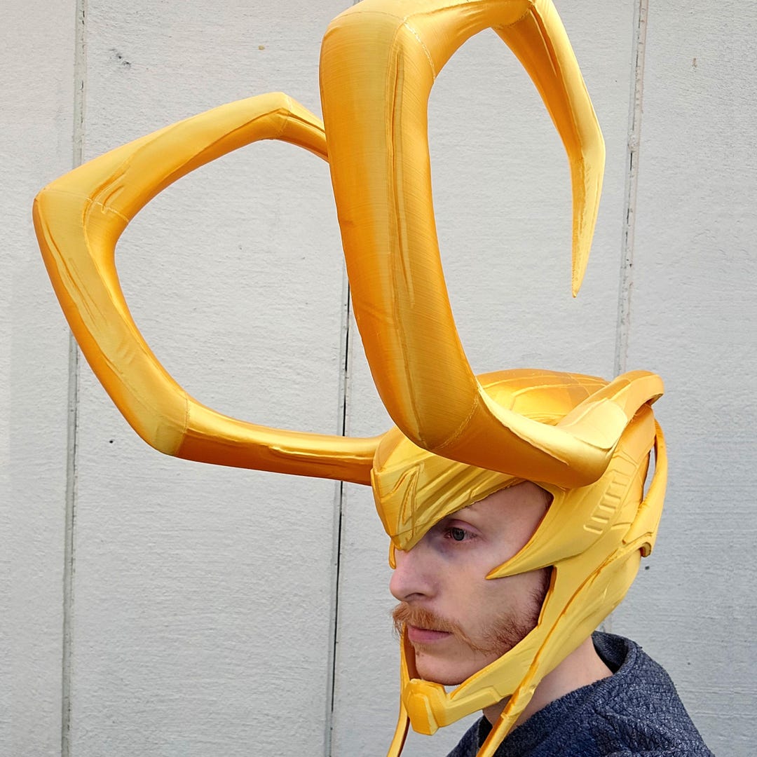 Loki's Helmet - Marvel Rivals (avengers) 3D Printed Costume Helmet - Etsy