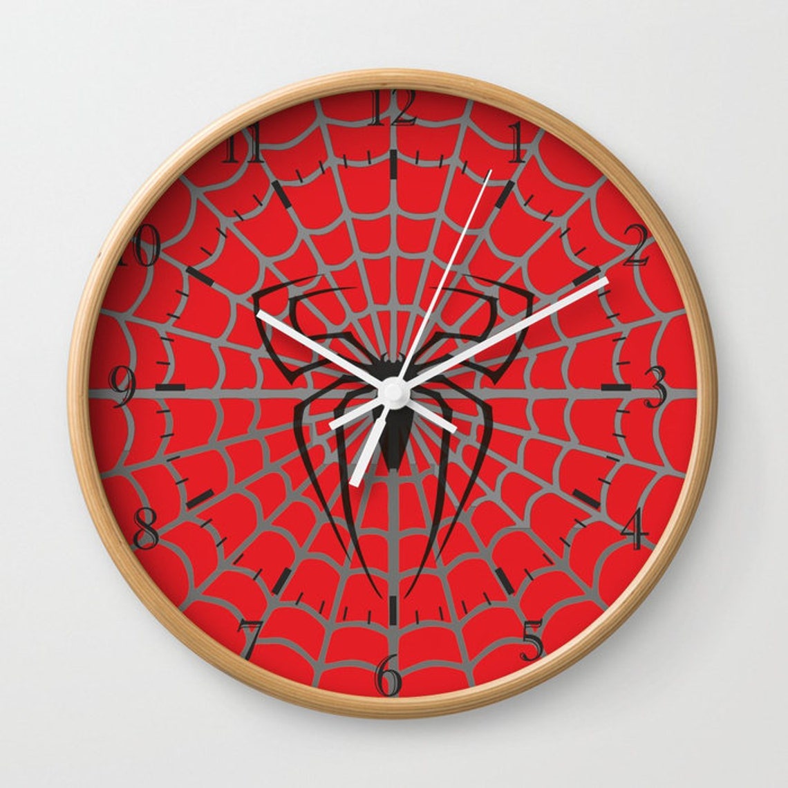 Spider-man Wall Clock Hero Character Marvel Comics Avengers - Etsy