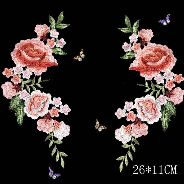 Red Flower Patch - Etsy