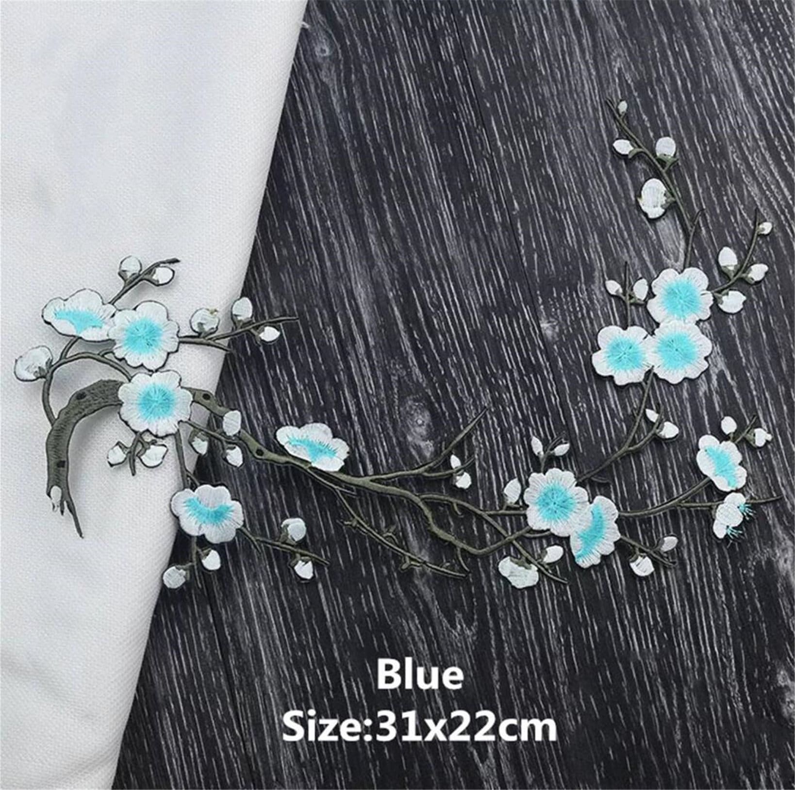 Floral Applique iron on Embroidered Sewing supplies.Embroidered ...