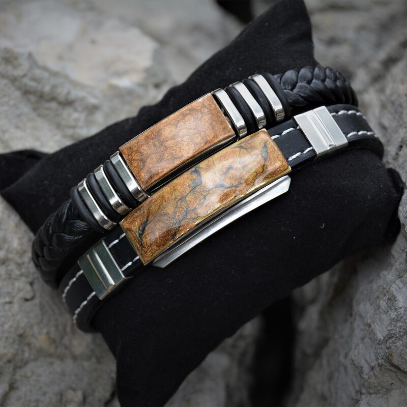 Mens Bracelet Set - Etsy