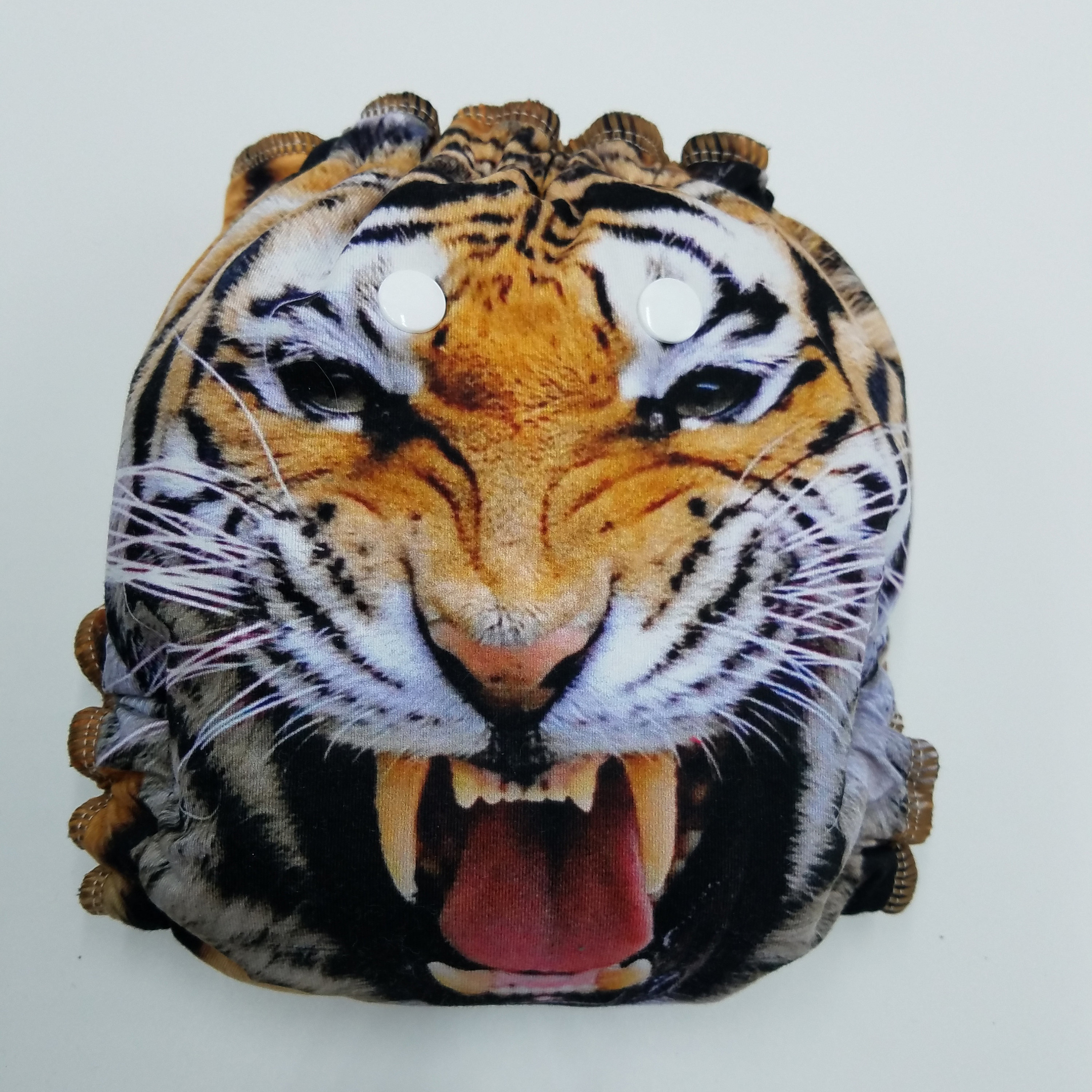 Custom Cloth Baby Diaper Bengal Tiger Newborn to USA Made Bamboo Hemp ...