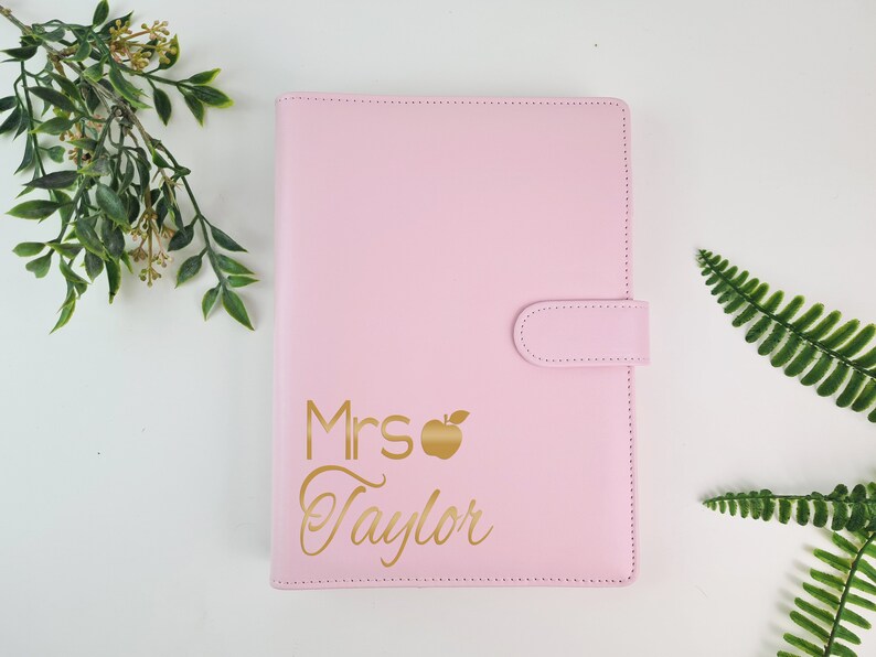 Personalised Teacher Filofax Planner Notebook Journal A5 - Etsy