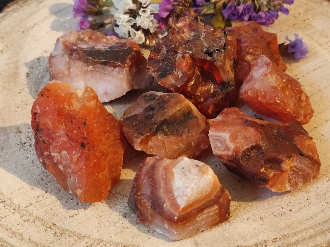 Cornaline Raw Natural Stone - Etsy