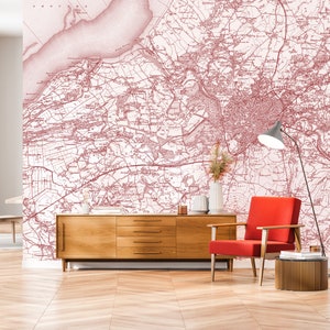 Custom Map Wallpaper Bespoke Historical Map Wallpaper Mural - Etsy UK