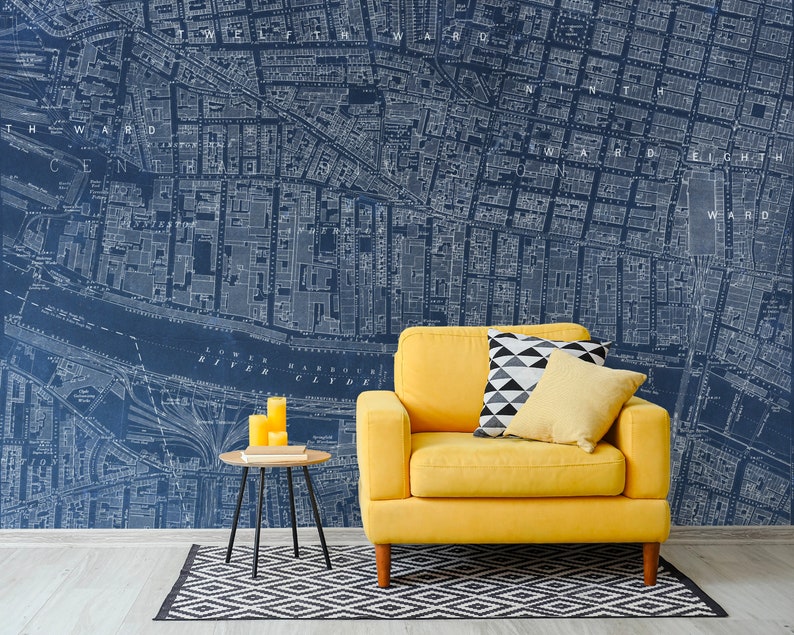 Custom Map Wallpaper Bespoke Historical Map Wallpaper Mural - Etsy UK