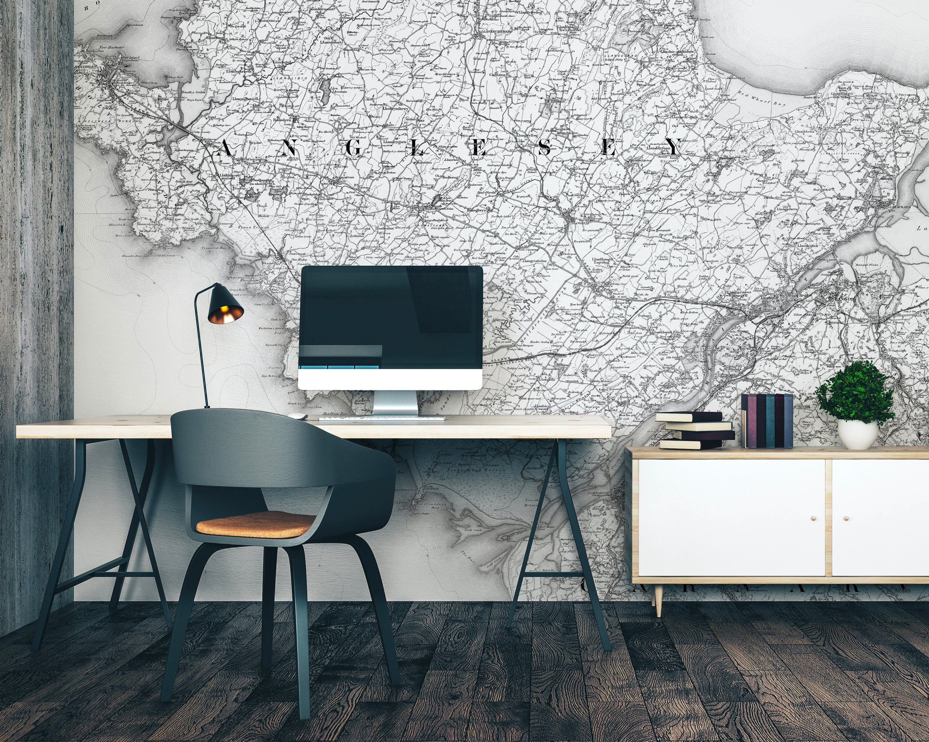 Custom Map Wallpaper - Bespoke Historical Map Wallpaper Mural of Any ...