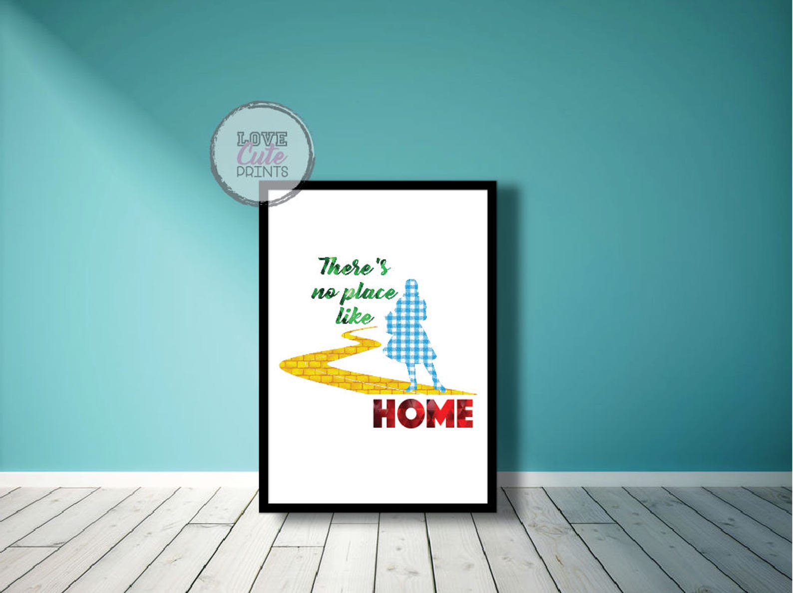 Printable Wizard of Oz Poster, No Place Like Home Wall Decor, Gift for ...