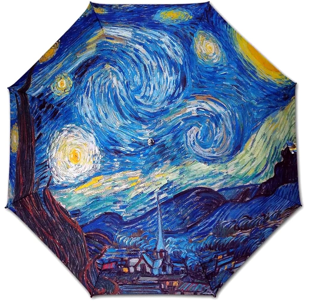Umbrella / Parasol - Foldable - Painter Van Gogh: the Starry Night - Etsy