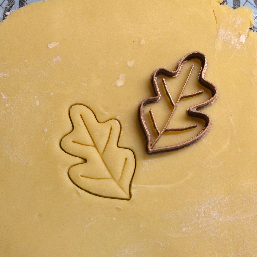 Oak Leaf Cookie Cutter - Oak Cookie Cutter - Cookie Cutter - Forest ...