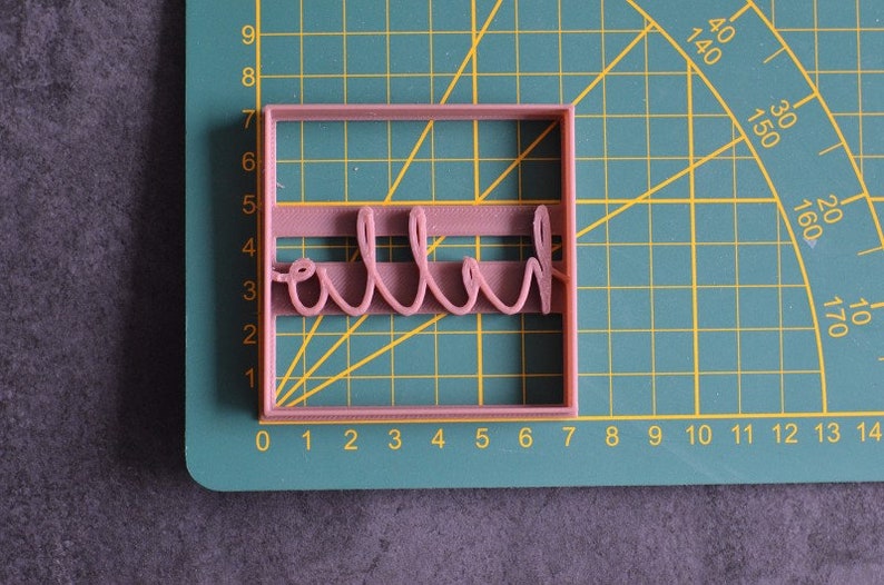 Hello Cookie Cutter Message Cookie Cutter Hello World | Etsy