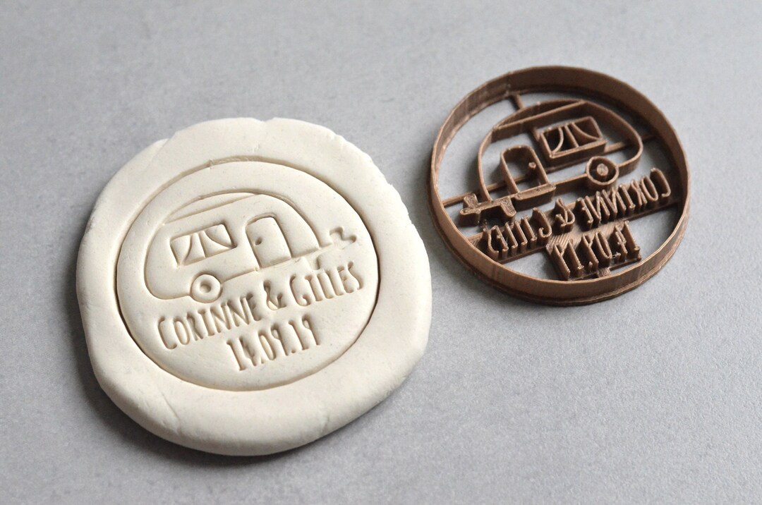Custom Trailer Cookie Cutter - Caravan Cookie Cutter With First Name ...
