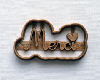 Merci Cookie Cutter Petit-beurre Merci Cookie Cutter - Etsy