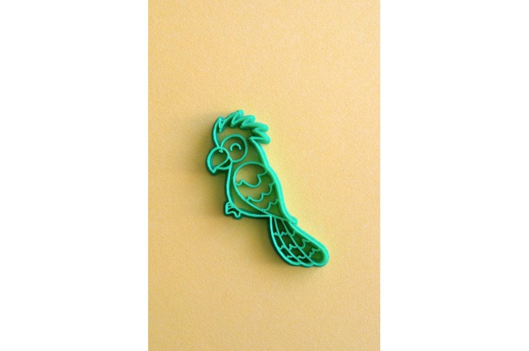 Parrot Cookie Cutter Jungle Cookie Cutter Bird Cookie Cutter - Etsy