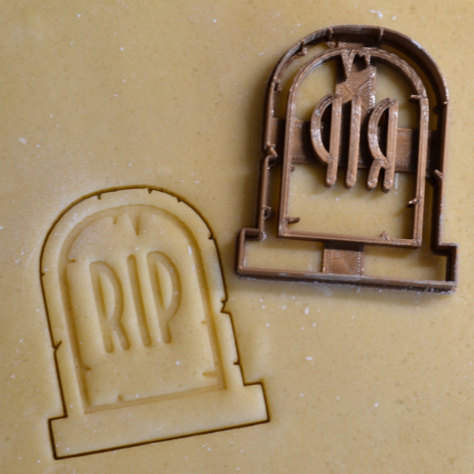 Tomb Stone Cookie Cutter - Halloween Cookie Cutter - RIP Cookie Cutter ...