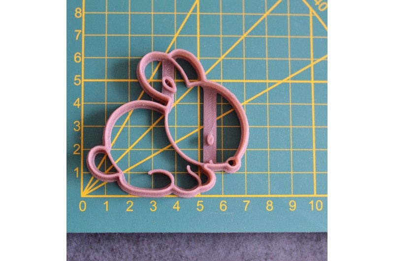 Bunny Cookie Cutter Cute Rabbit Cookie Cutter Easter | Etsy