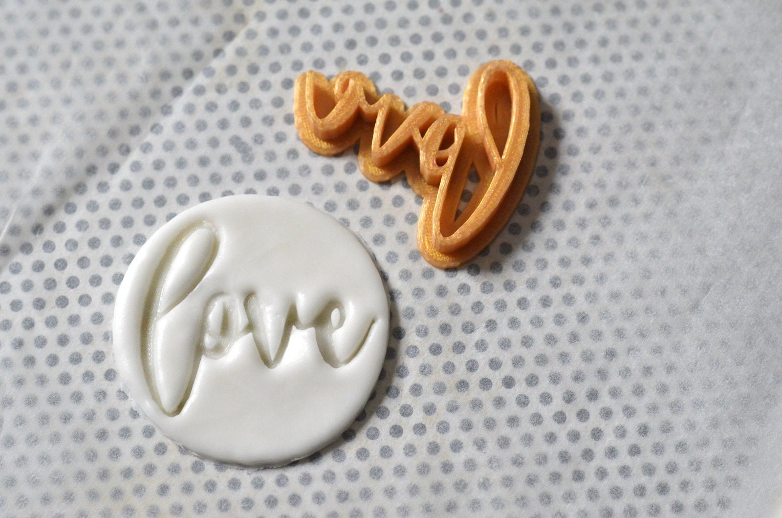 Love Cookie Stamp - Message Cookie Stamp - Valentine Cookie Cutter ...